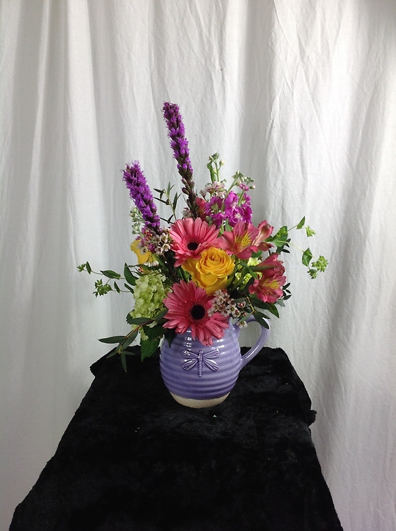 Dragonfly Bouquet arranged by a florist in Etowah, NC : Etowah Florist