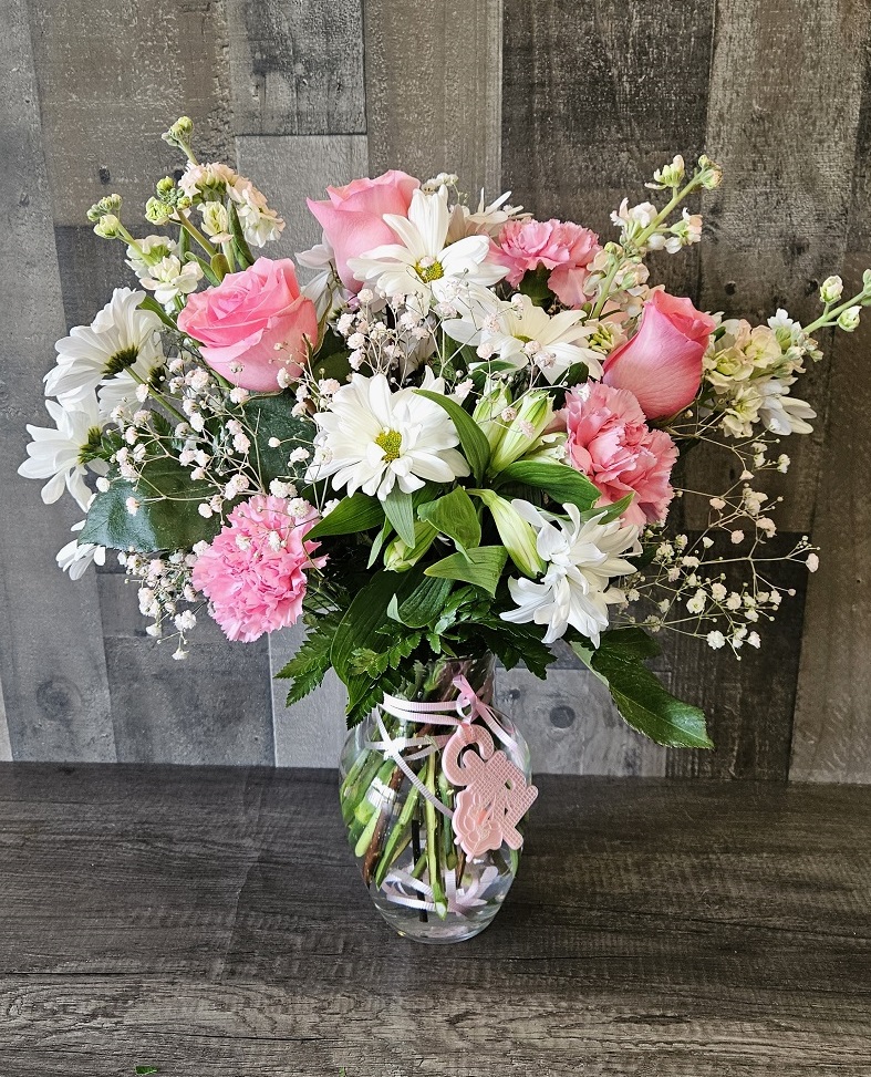 New Baby Flower Arrangement and Gifts Delivery Winston-Salem - Florist ...