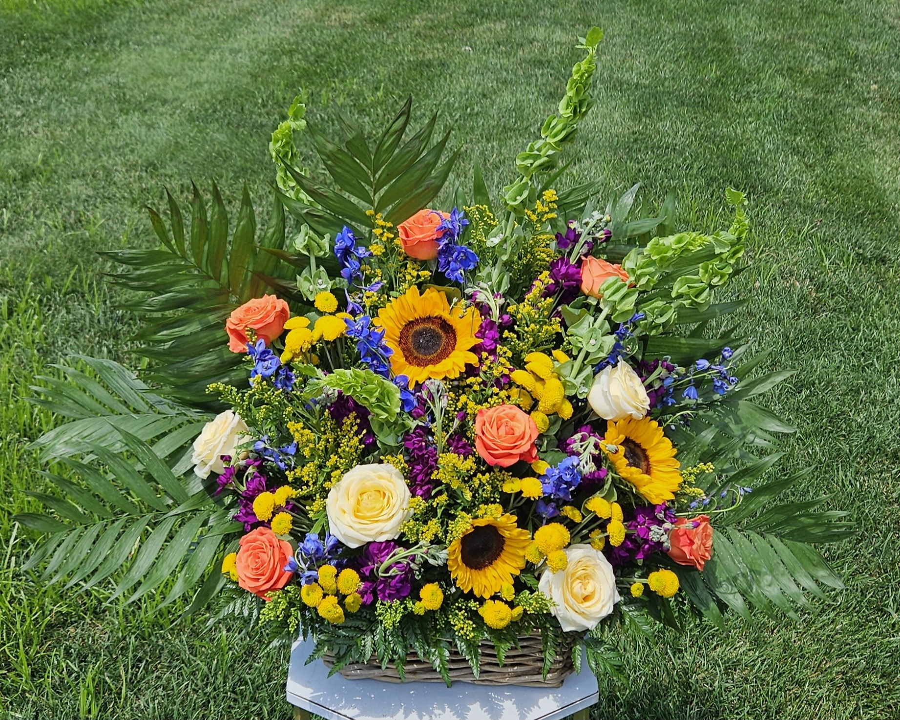Colors of Solace & Strength Flower Delivery Wilmington MA - Designs By ...