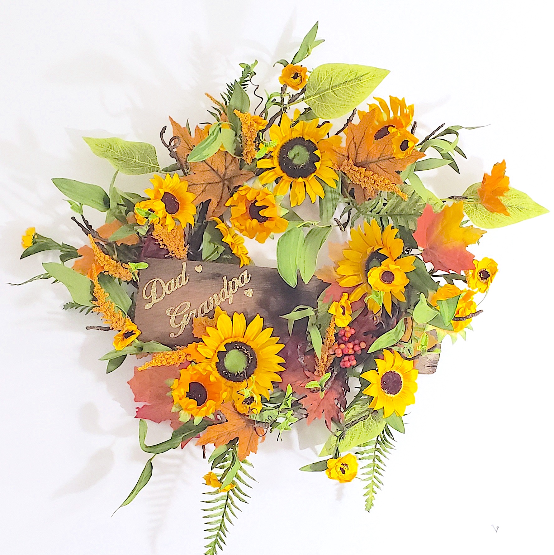 Everlasting Sunflower Wreath Flower Delivery Cambridge MN - Cambridge ...