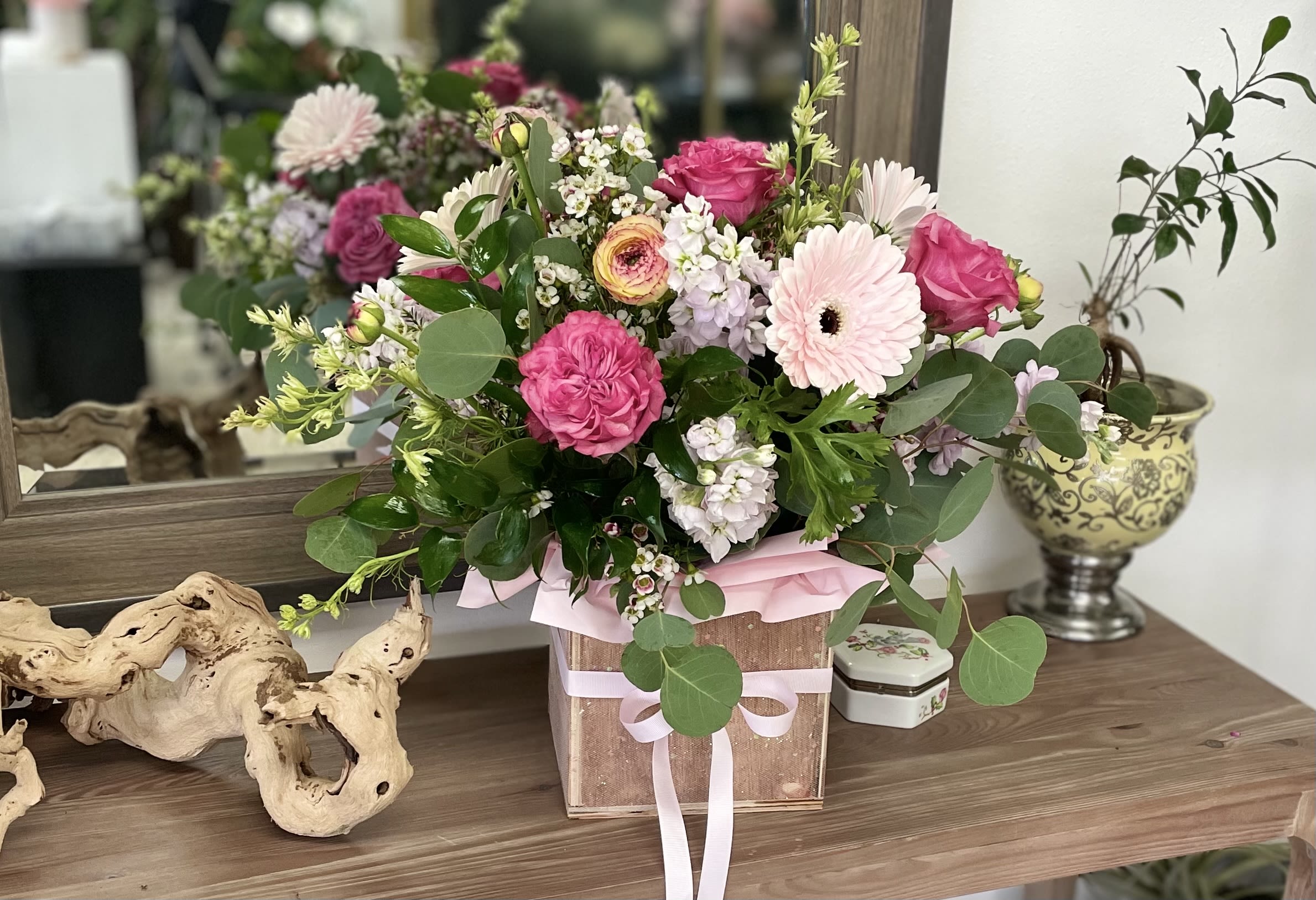 Pretty Wood Box in Artesia, CA | Love, Lyn