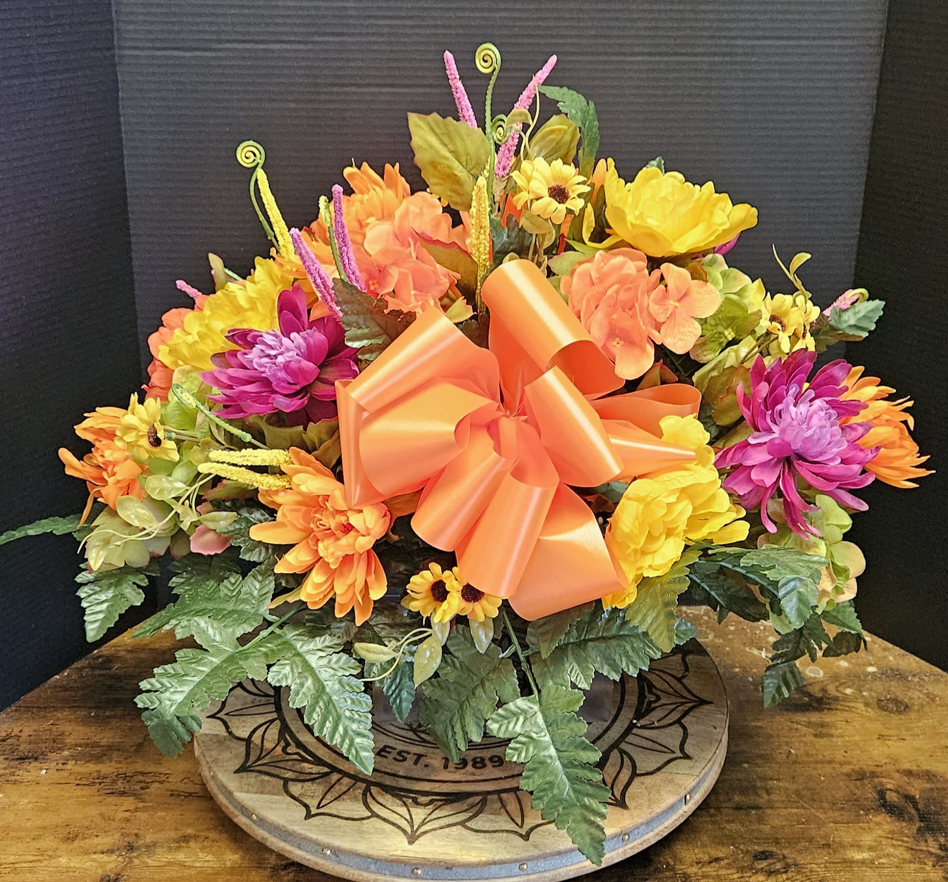 Classic Grave Topper Flower Delivery Wilmington MA - Designs By Don Florist