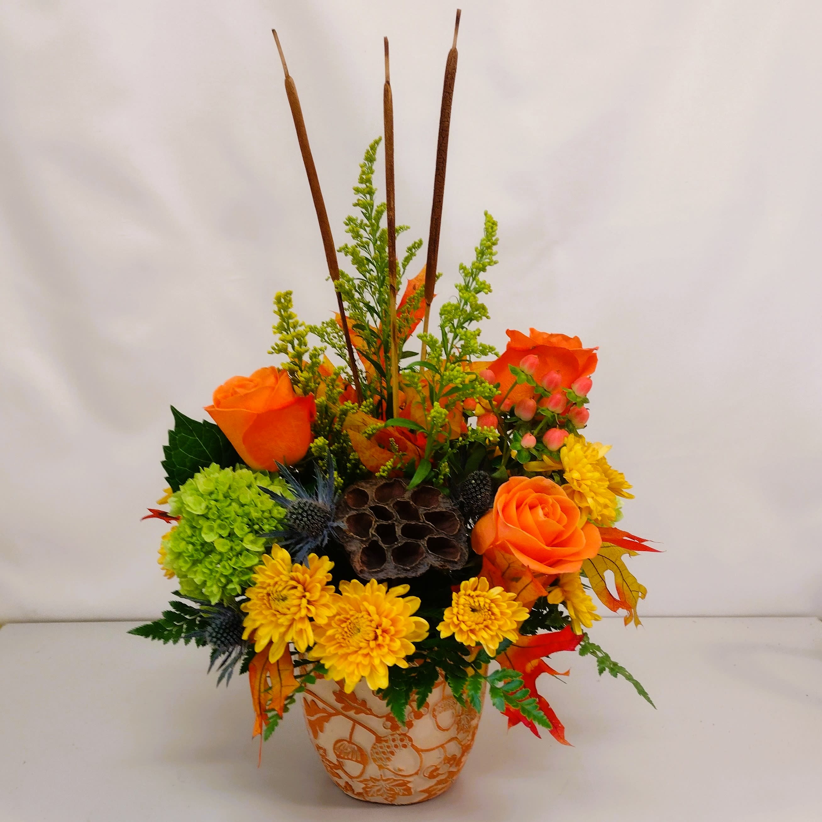 Burst of Fall Colors Flower Delivery The Villages FL - Plantation ...