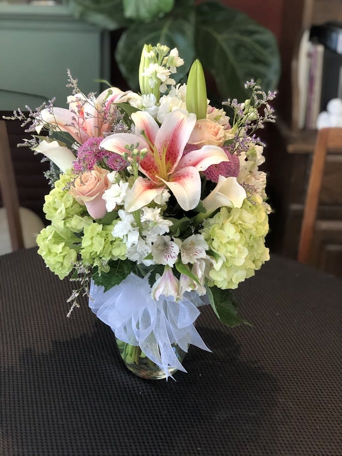 Pastels Upright Flower Delivery Newport RI - The Waters Edge Flowers