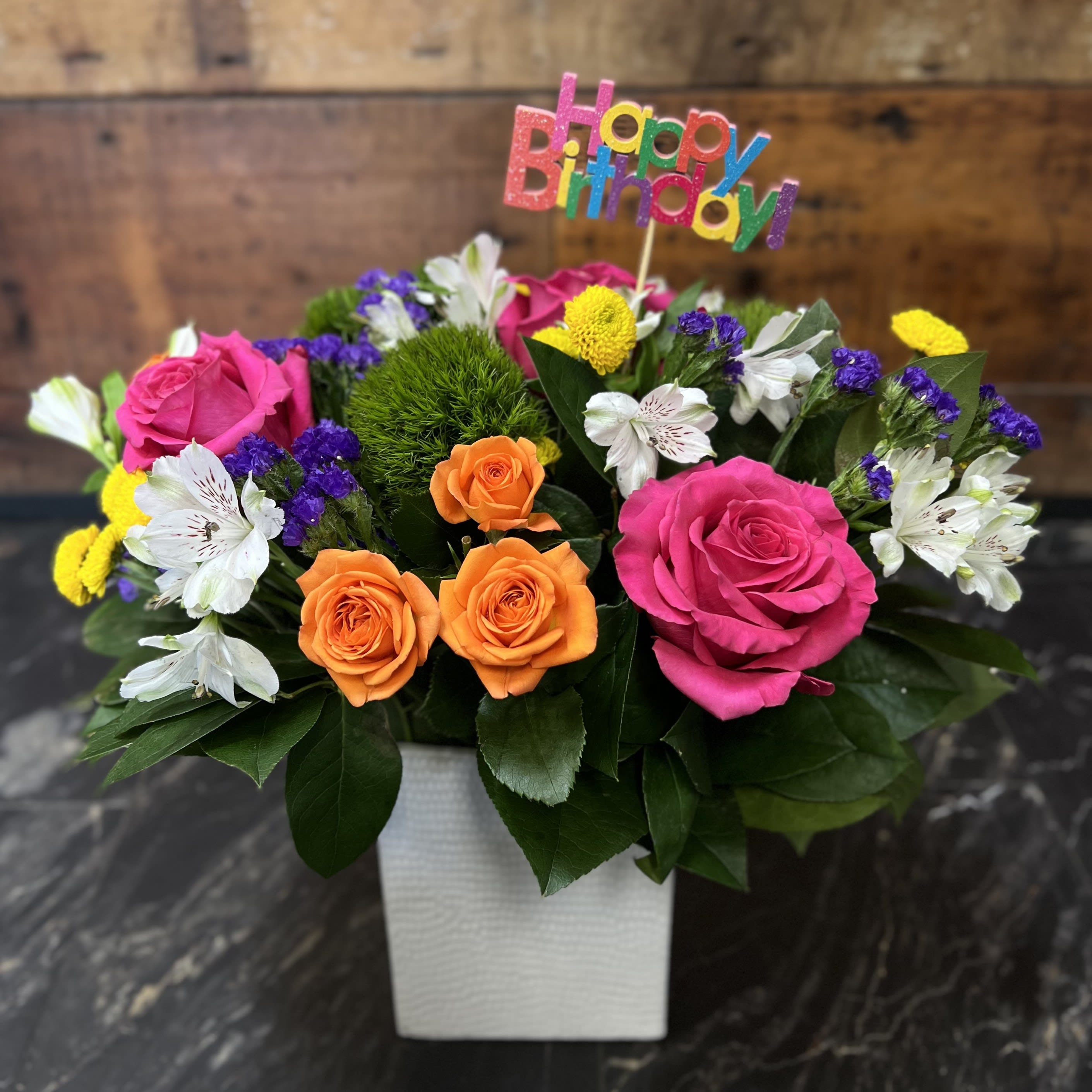 Birthday Flowers by Niko's Flower Designs Chicago IL