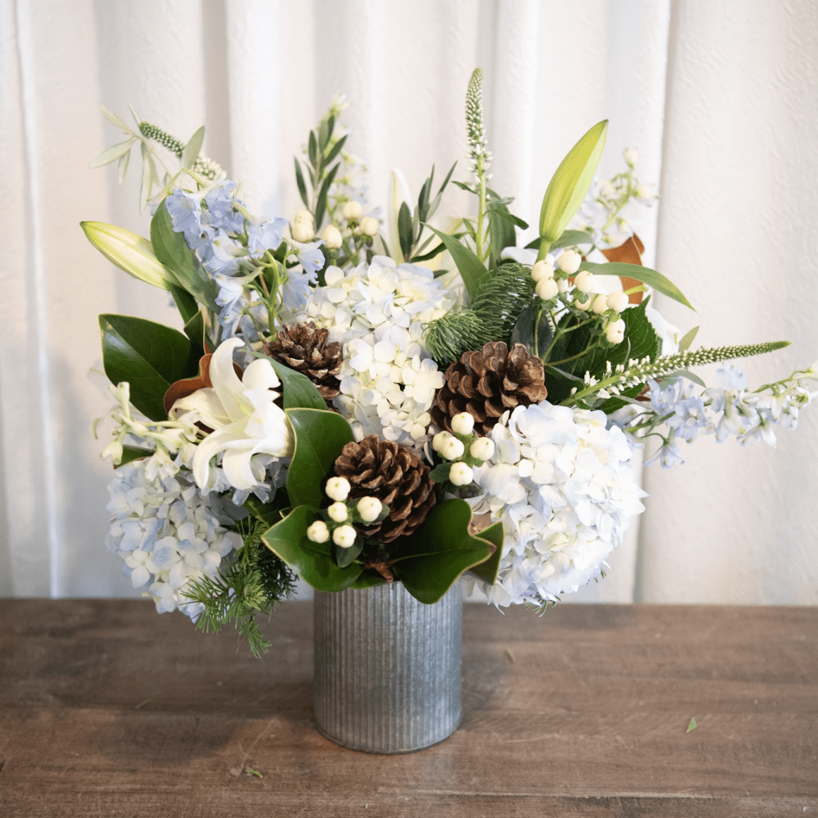 Frosty Forest Arrangement Flower Delivery Austin TX - William Paul ...