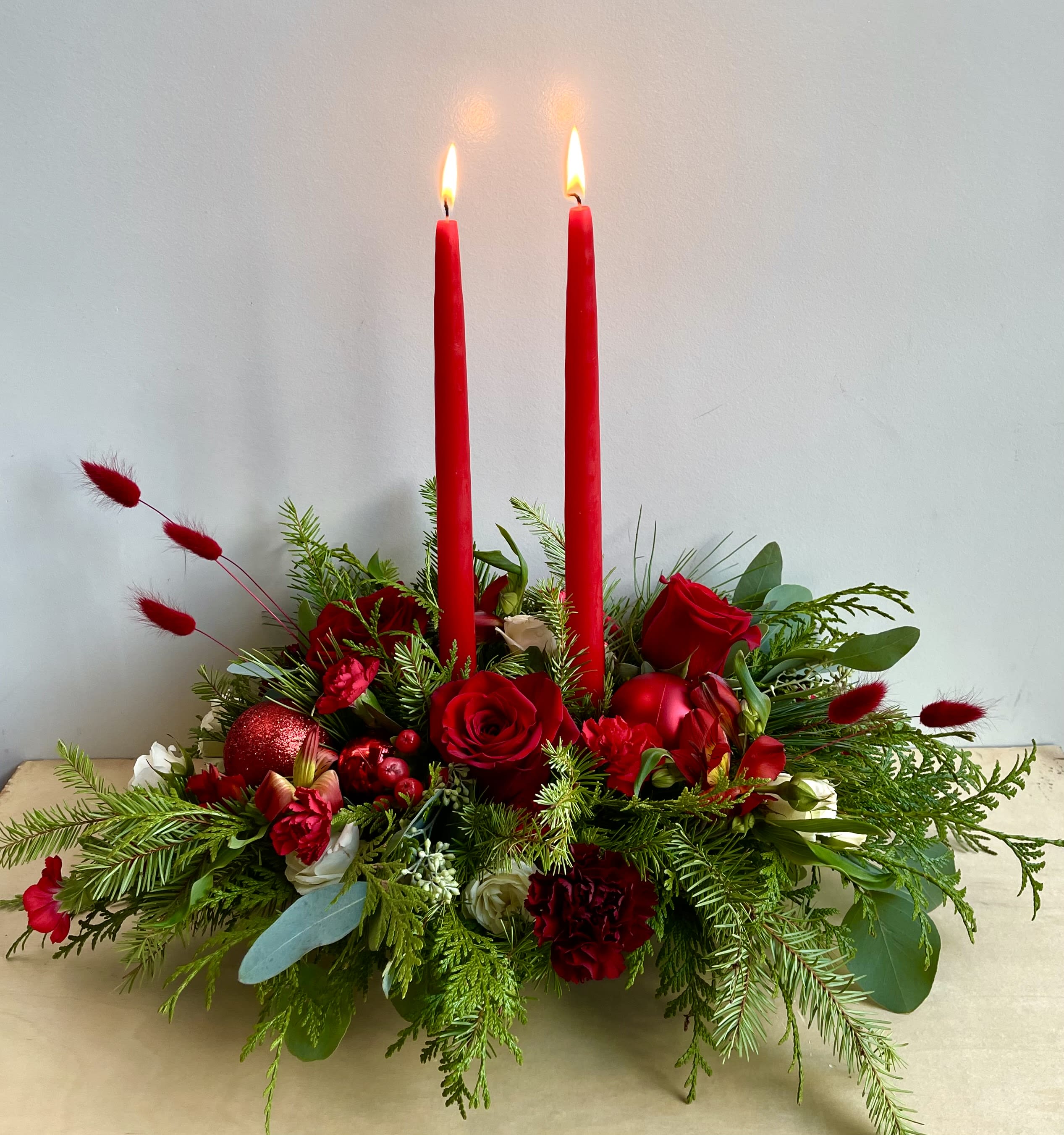 Classic Christmas Flower Delivery Victoria BC - Poppies Floral Art