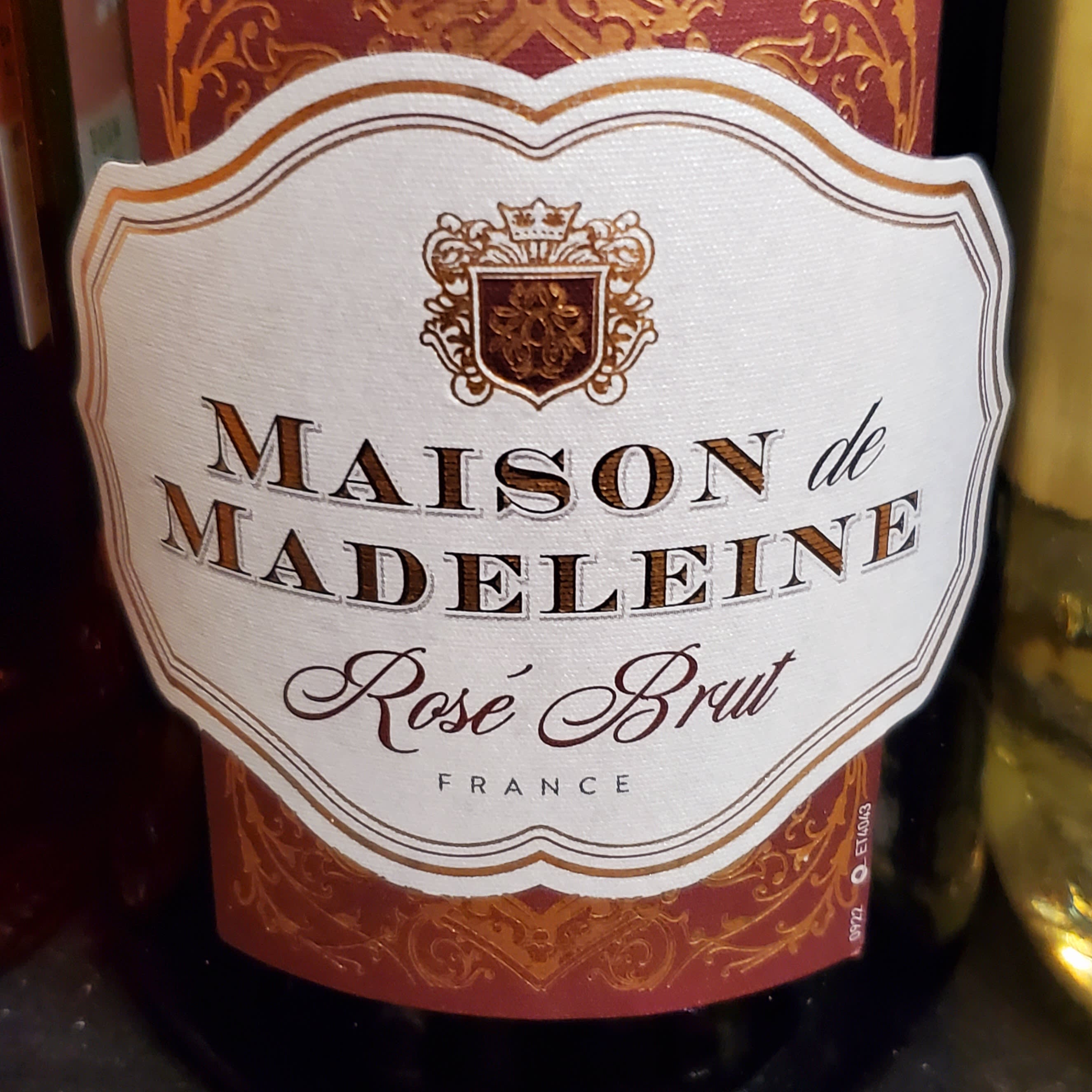 Rose' Brut, Madeleine | Reynolds Flowers + Wine