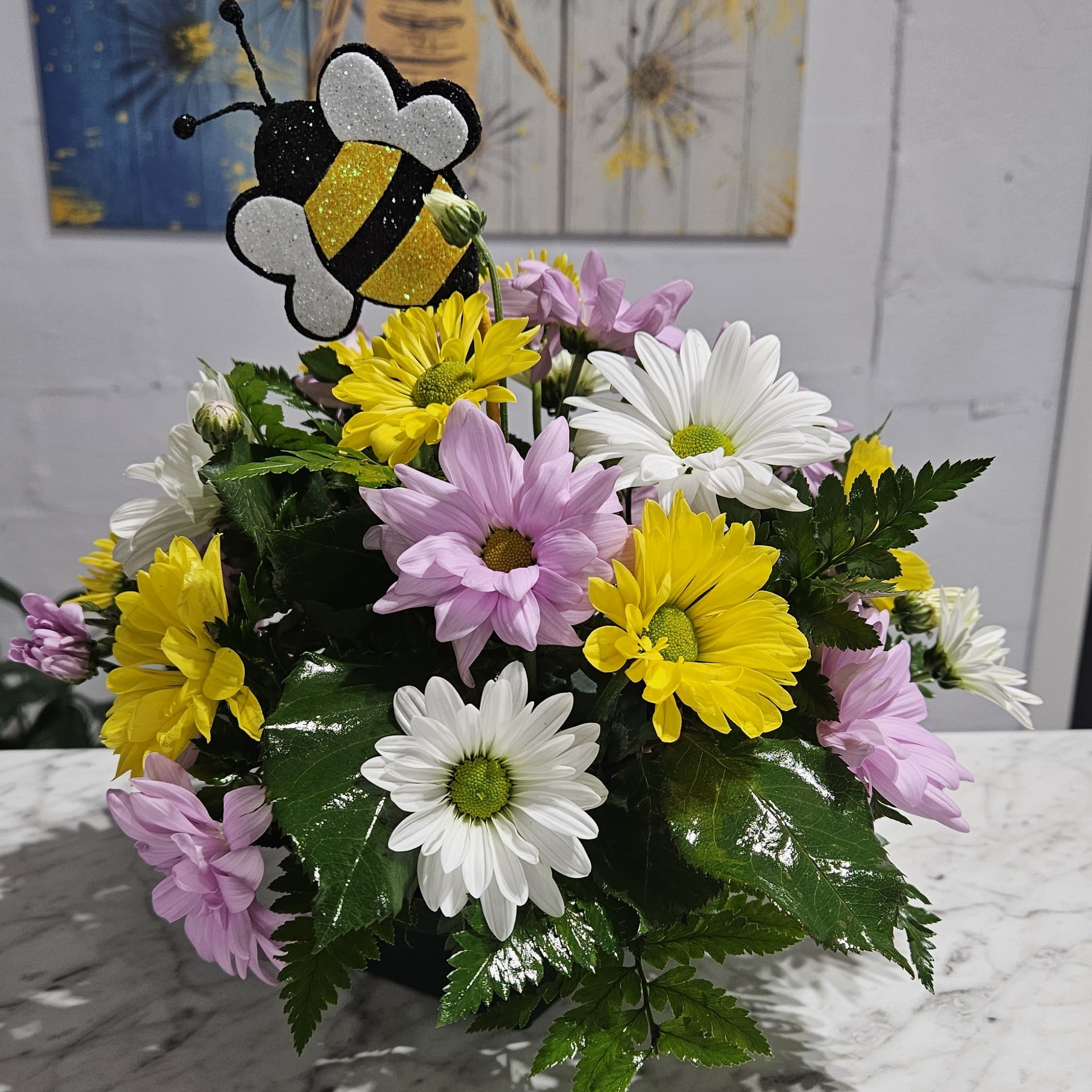 New Baby Flower Arrangement and Gifts Delivery Salisbury - Happy Bee ...