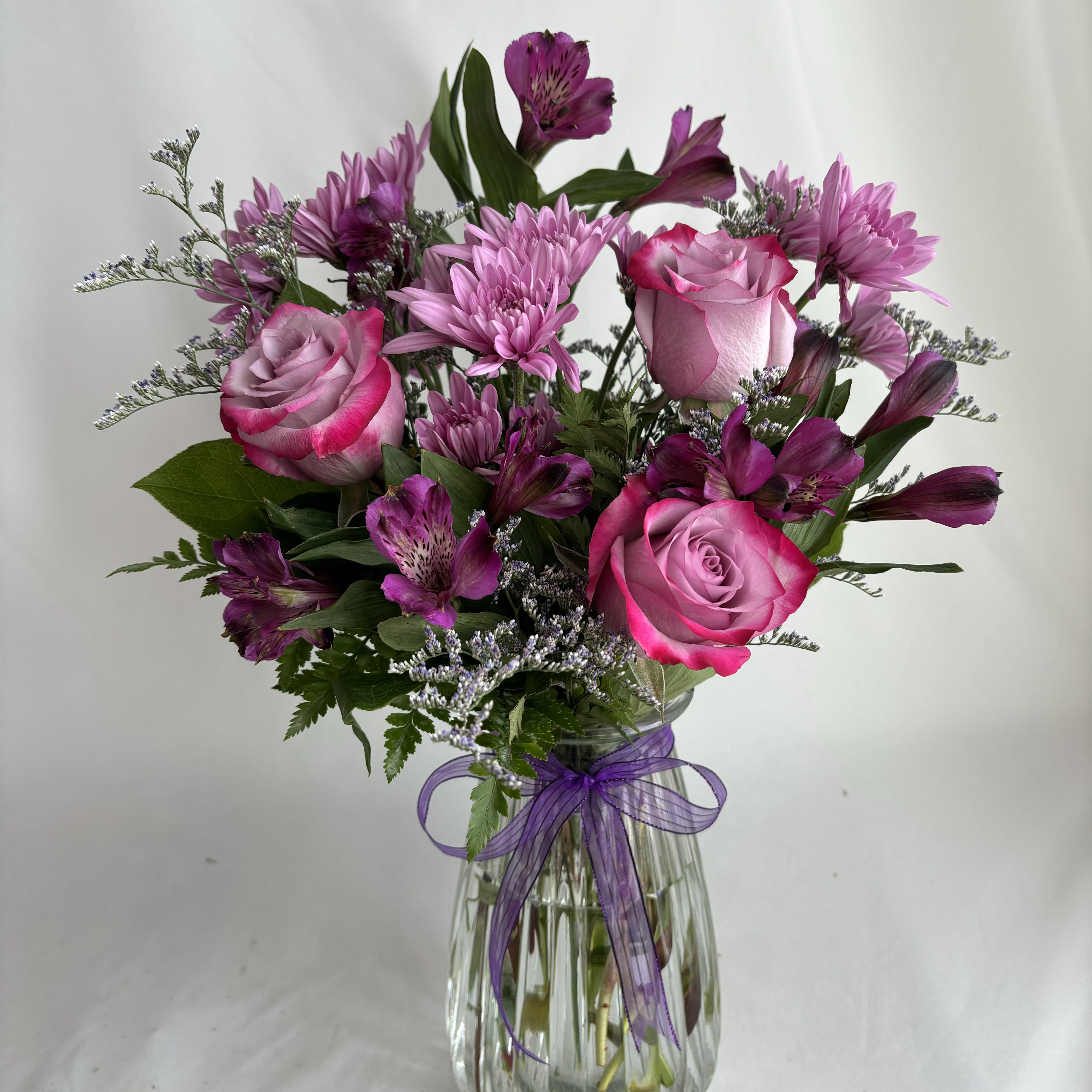 Pretty Purples – Best-Selling Purple Arrangement | Lovebird Flowers ...