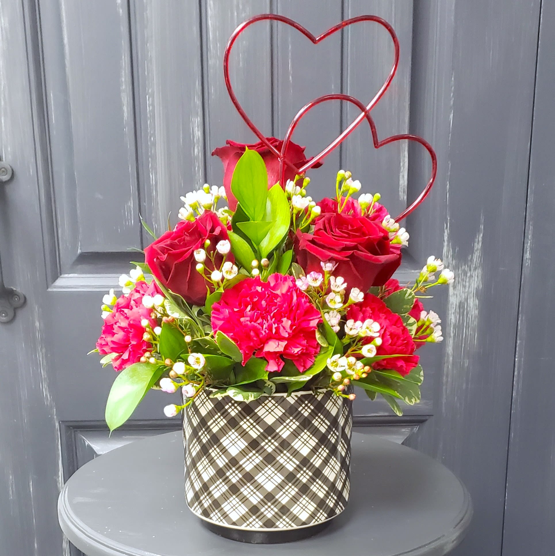 Two Hearts for Love (Red Roses) Flower Delivery Cambridge MN ...