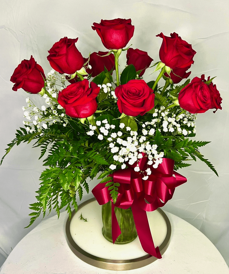 Dozen Red Roses Flower Delivery Conway SC - Ocean View Florist