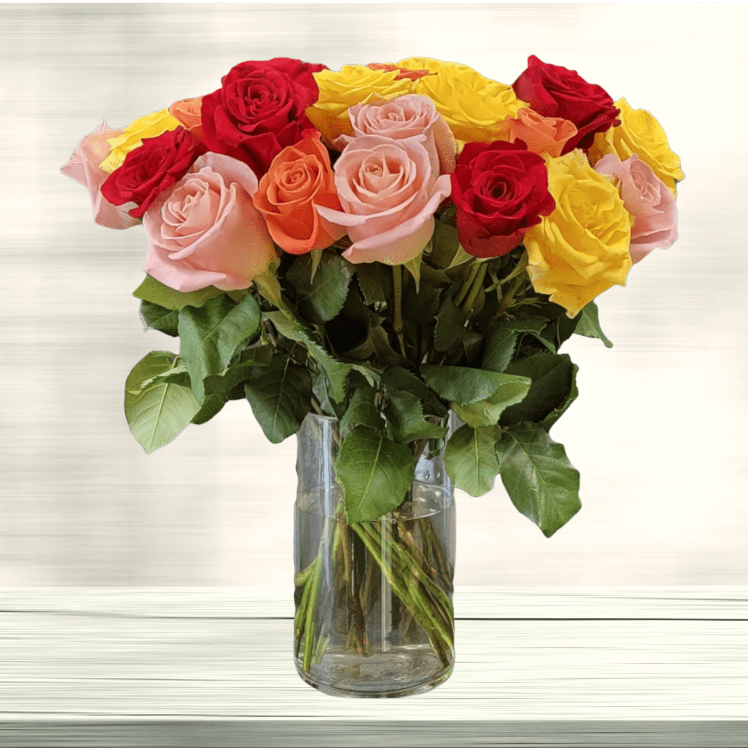 CLASSIC COLORFUL IN VASE Flower Delivery Las Vegas NV - Vegas Rose Flowers