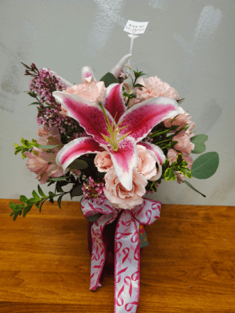 Breast Cancer Fighter Flower Delivery Worthington & Powell OH - Milano ...