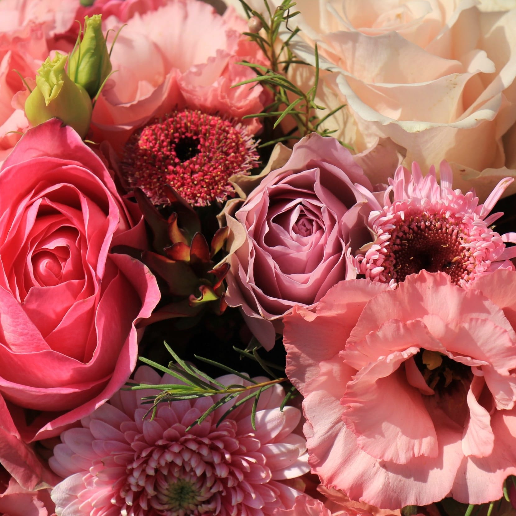 PINK MONOCHROMATIC Flower Delivery Taylors SC - Barrett's Flowers Inc