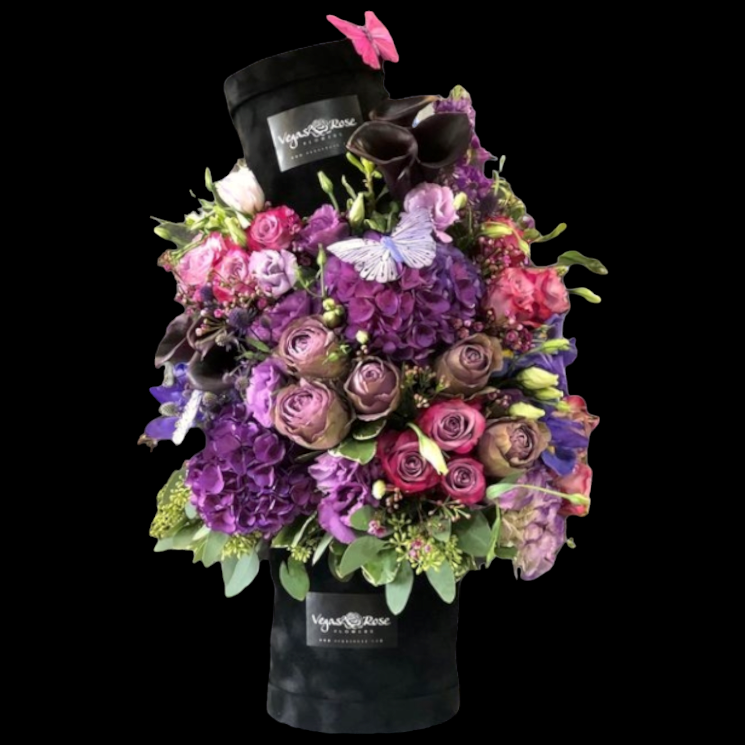 PURPLE BUTTERFLY Flower Delivery Las Vegas NV - Vegas Rose Flowers