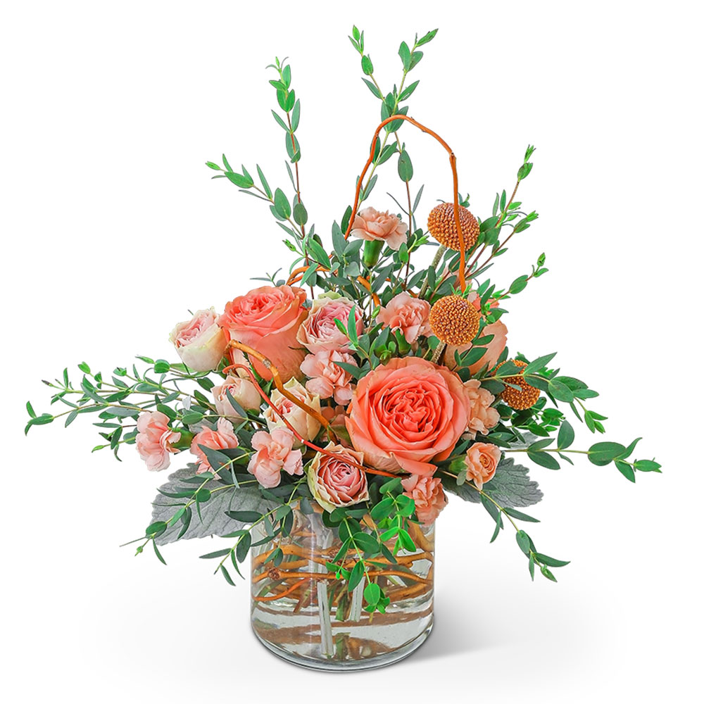 Peach Prosecco Flower Delivery NorthCanton OH - Seifert's Flower Mill