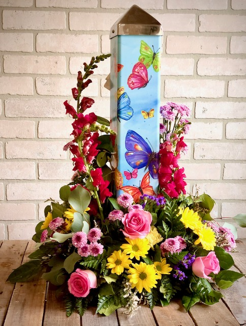 Art Pole in Flowers Flower Delivery Kokomo IN - Banner Flower House
