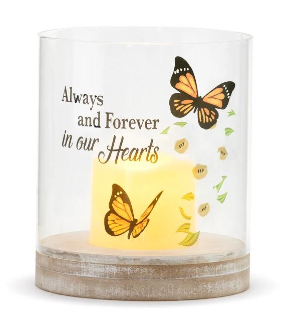 LED Memorial Candle Flower Delivery Kokomo IN - Banner Flower House