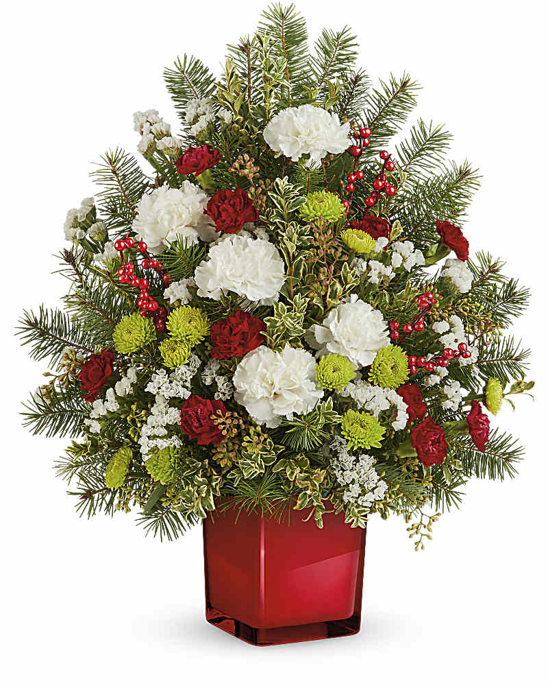 Teleflora's Radiant Winter Tree Bouquet - Teleflora