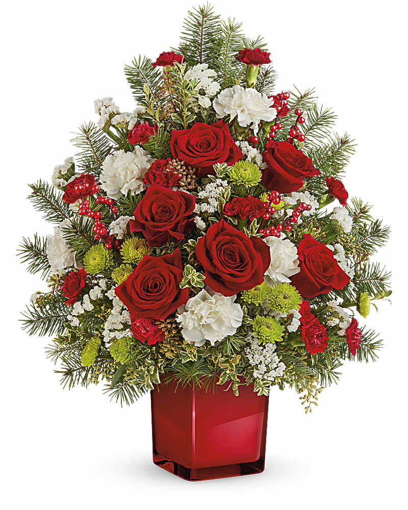 Teleflora's Radiant Winter Tree Bouquet - Teleflora