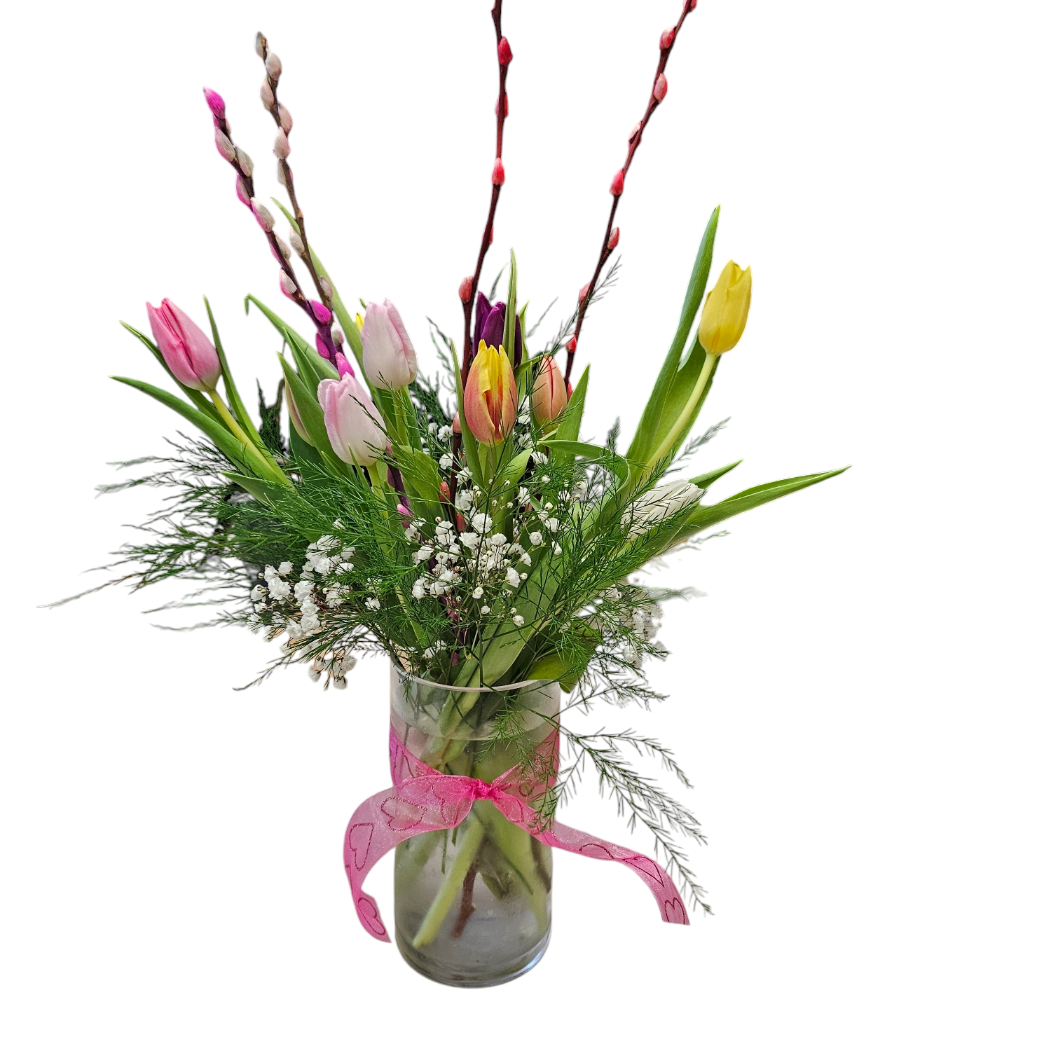 Assorted Tulips Bouquet Flower Delivery Tampa FL - Bloomingdays Flower Shop