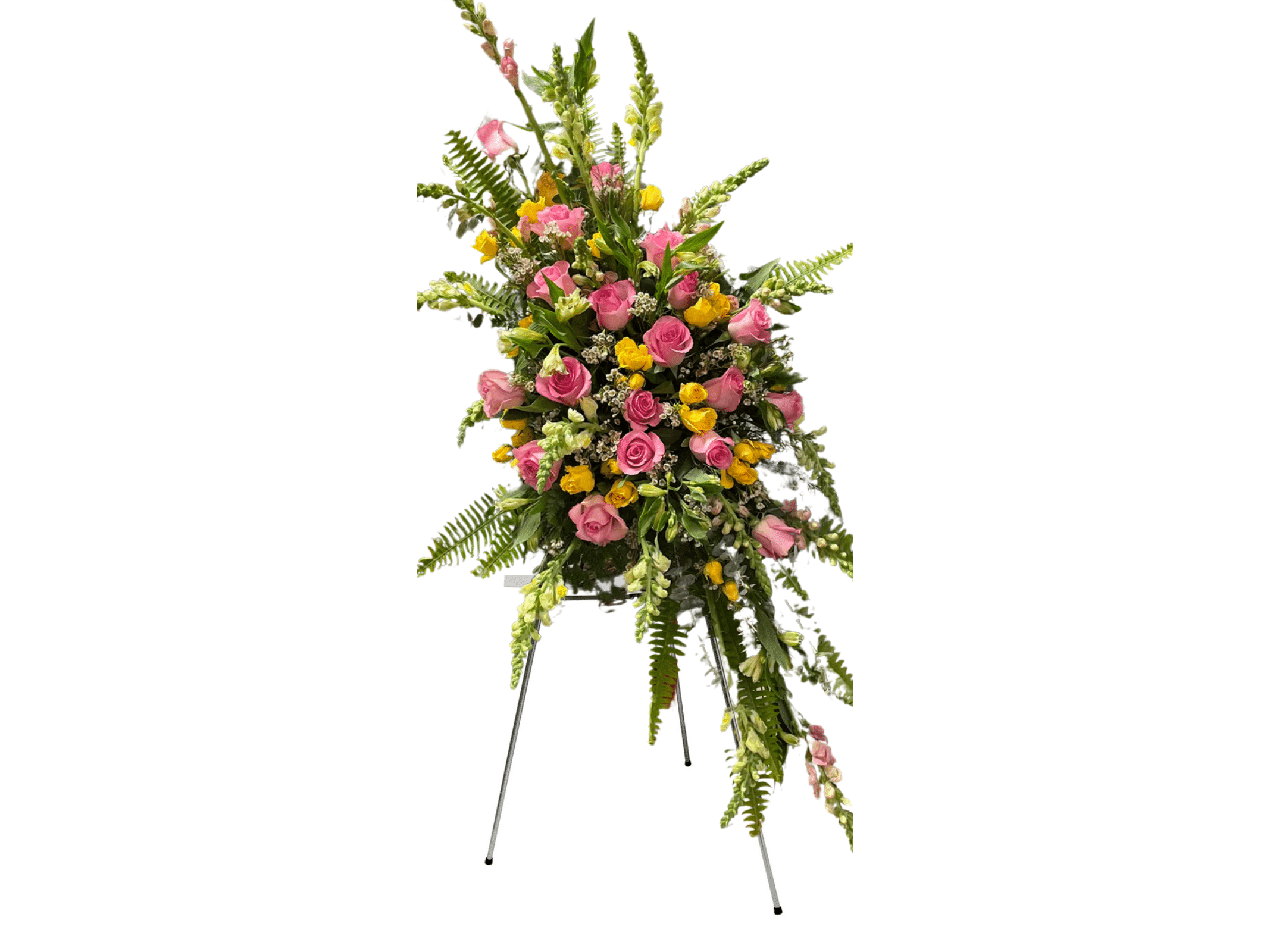 Pink Rose Standing Spray Flower Delivery Warner Robins GA - The Flower ...