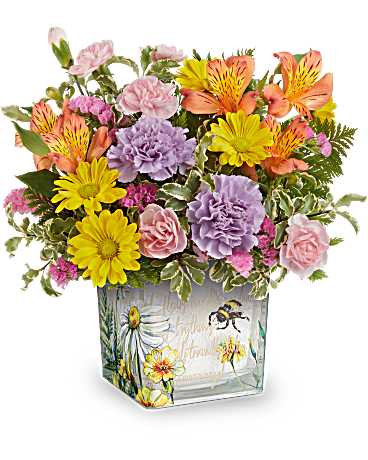 TELEFLORA'S FLORAL BUZZ BOUQUET Flower Delivery Baytown TX - Bee Hive ...
