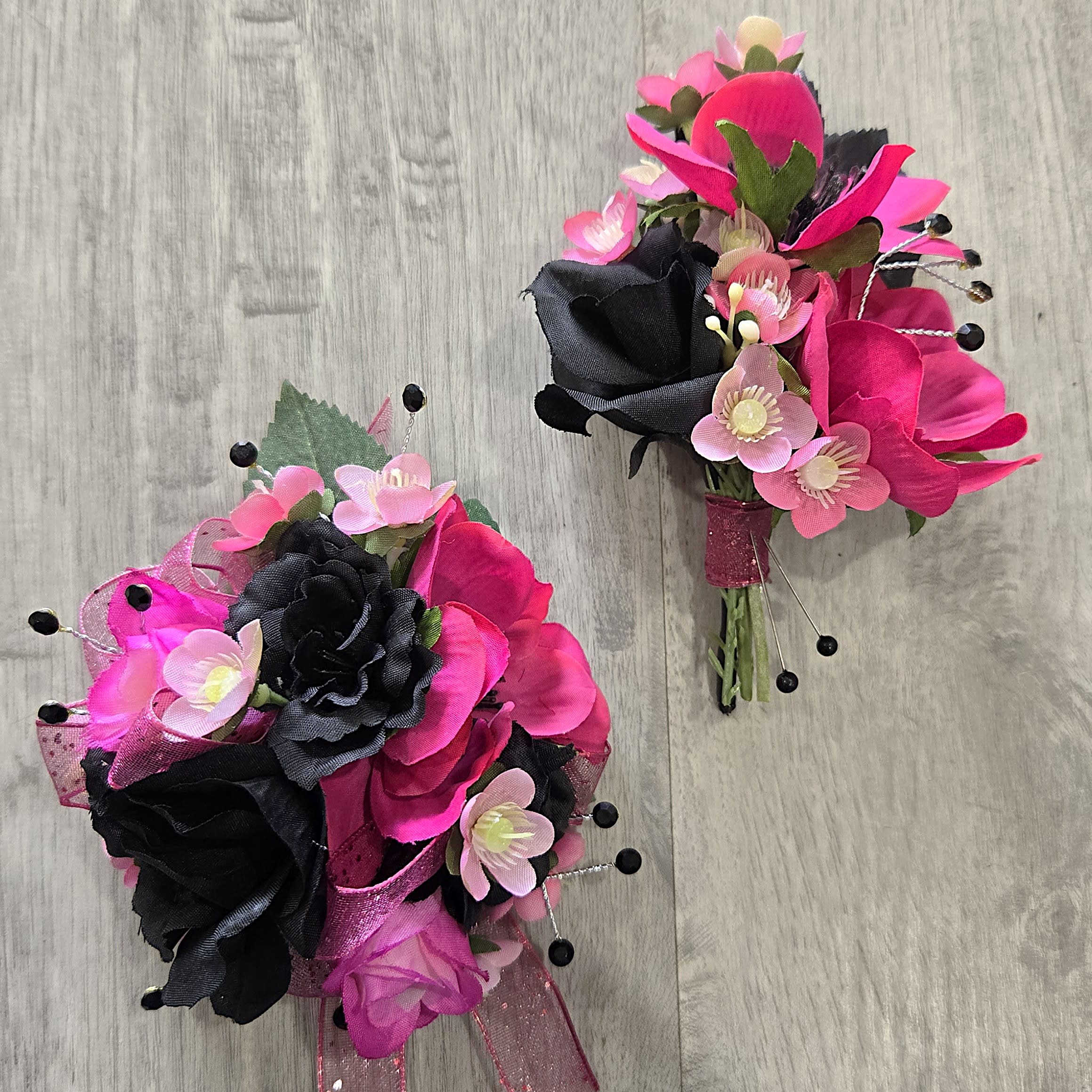 Pink & Black Silk Prom Set Flower Delivery Cambridge MN - Cambridge ...