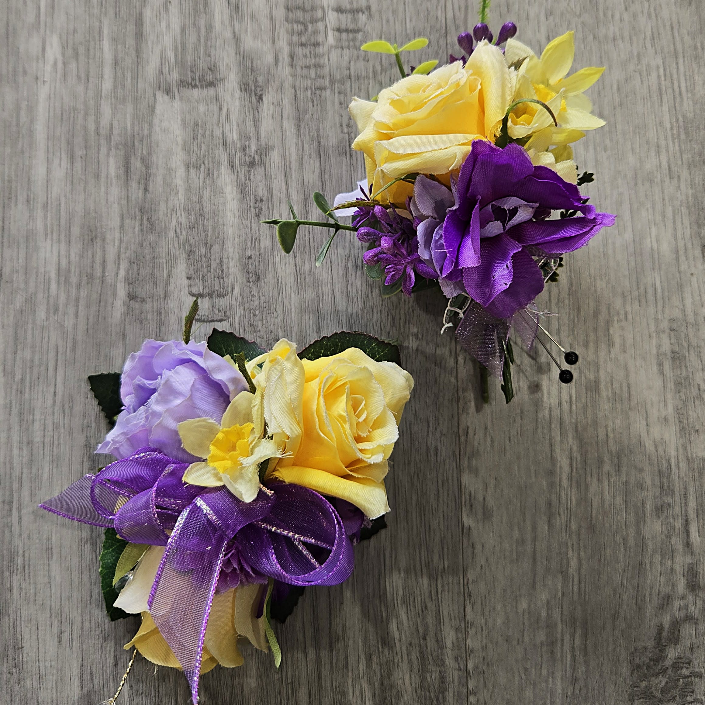 Yellow & Purple Silk Prom Set Flower Delivery Cambridge MN - Cambridge ...