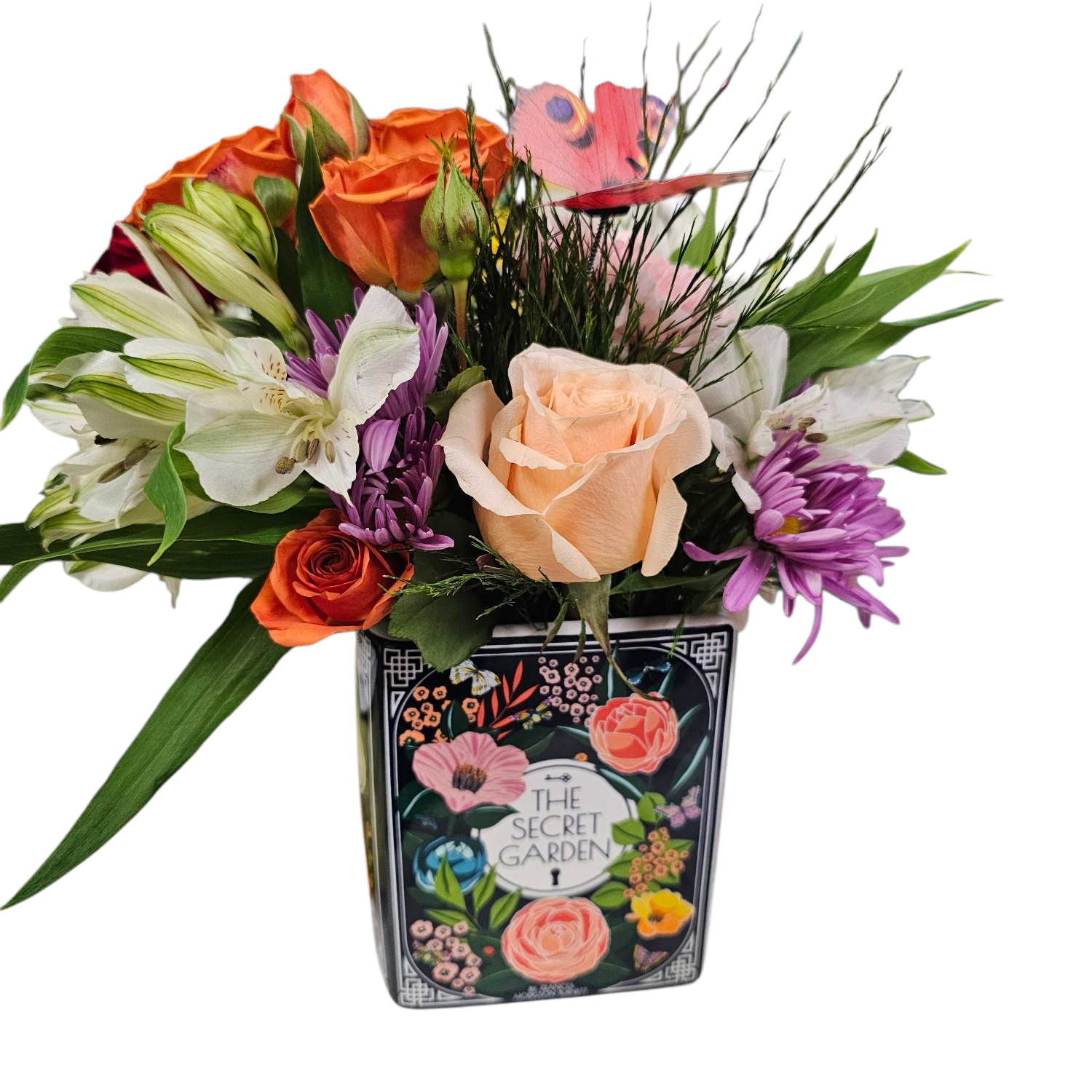 Secret Garden Book Bouquet Flower Delivery Tampa FL - Bloomingdays ...