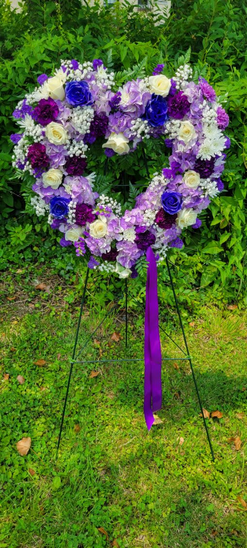Lavender Open Heart Flower Delivery Baltimore MD - Peace & Blessings ...