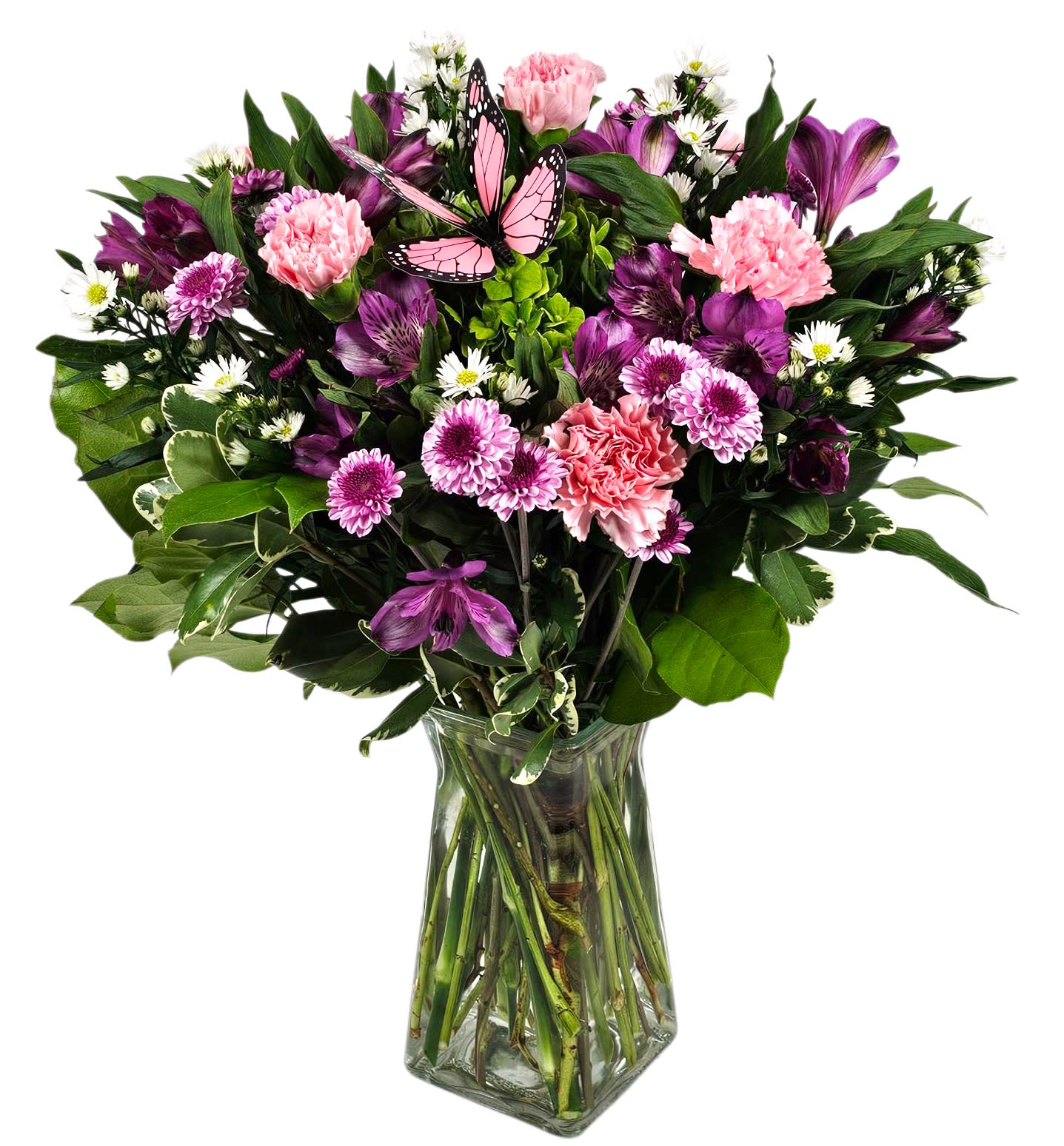 Princess Bouquet | Pink & Purple Flowers Delivery