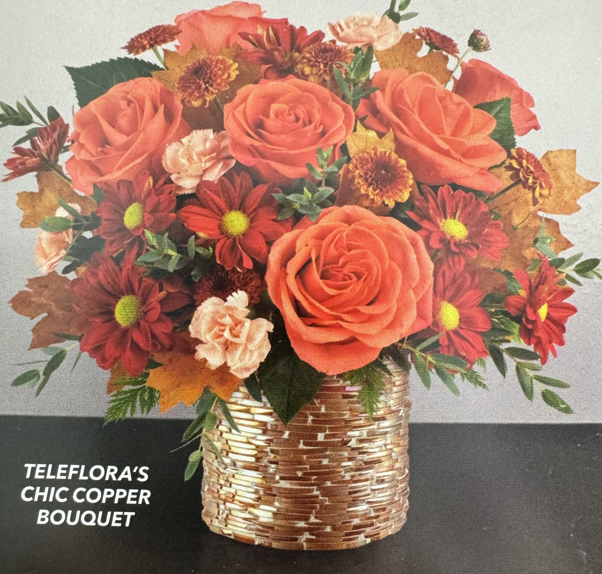Chic Copper Bouquet Flower Delivery Chattanooga TN - Chattanooga Florist
