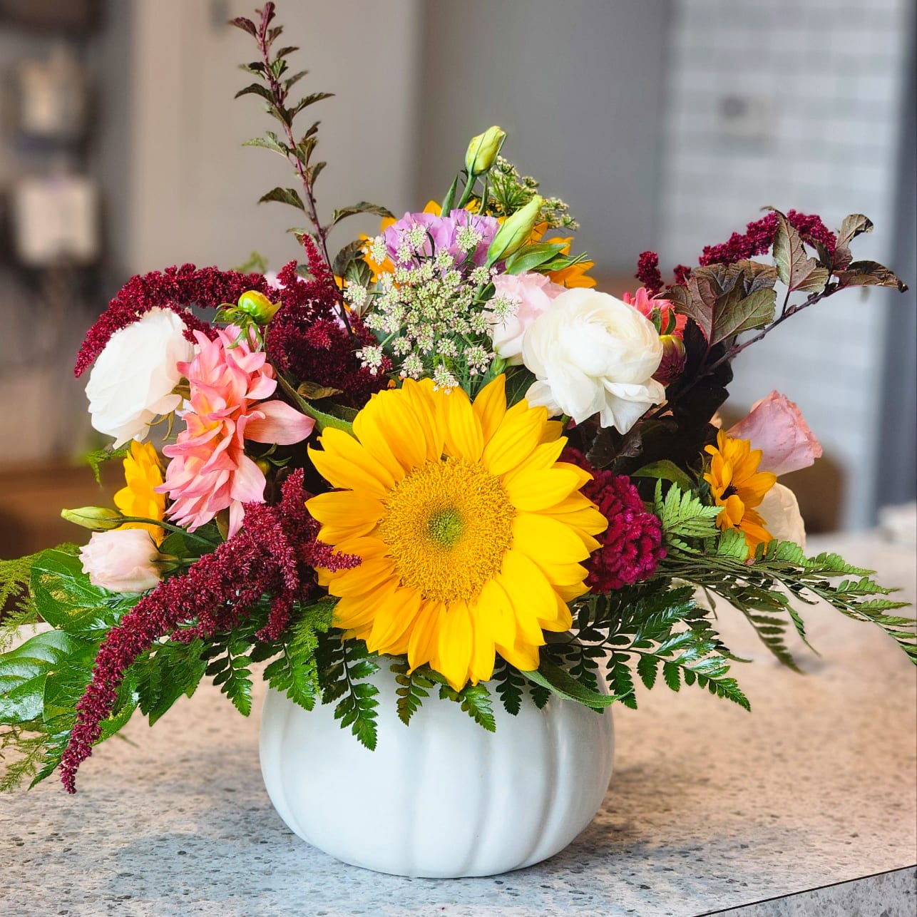 Haunted Harvest Arrangement | Halloween Flowers Grand Rapids ...