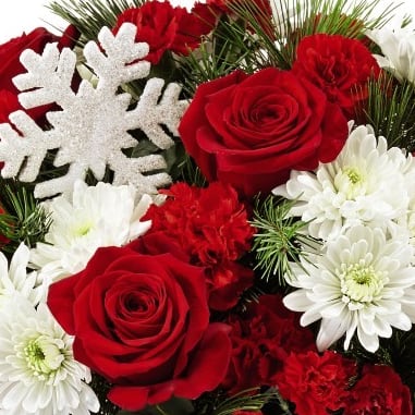 Designers Choice Wrapped Bouquet for Christmas Flower Delivery Corunna ...