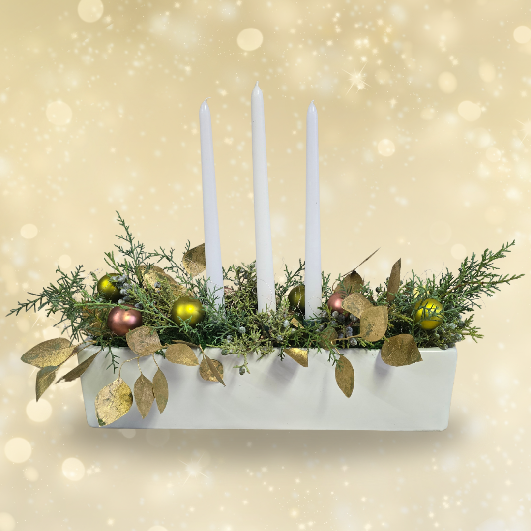 Modern Christmas Flower Delivery Lexington NC - Lamp Post Florist