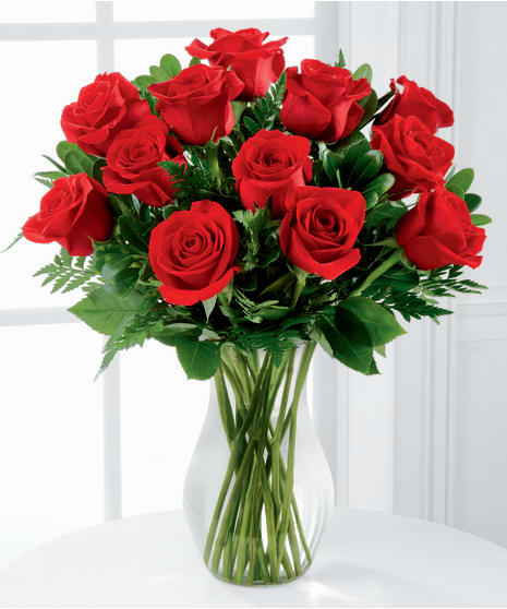 Dozen Red Roses | Fresh Rose Delivery in Meridian, MS | Saxon’s Flowers