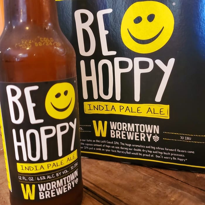 Be Hoppy IPA, Wormtown Brewing : Middleboro, MA Florist, Wine & Gift ...