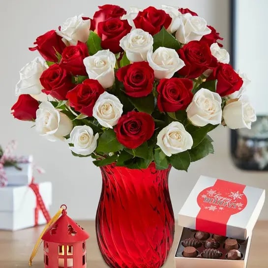 Peppermint Rose Bouquet | Commack Florist