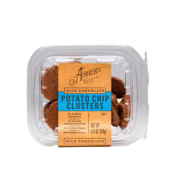 Asher's Milk Chocolate Covered Potato Chip Clusters Flower Delivery ...