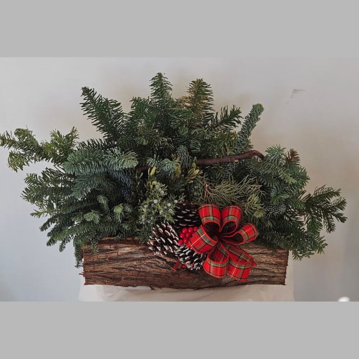 Cedar Log large Flower Delivery Wilmington MA - Designs By Don Florist