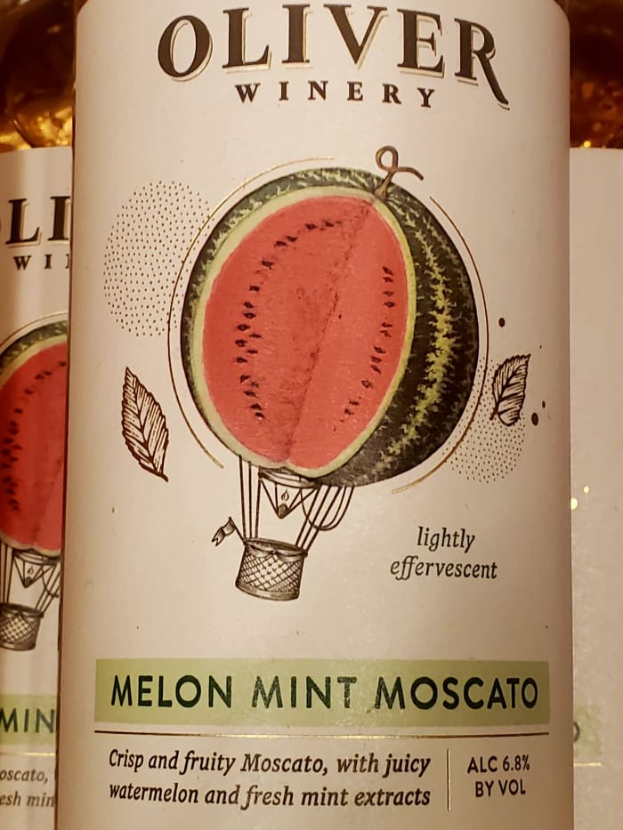 Melon Mint Moscato, Oliver Wines, Oliver Winery | Middleboro MA Wine Shop
