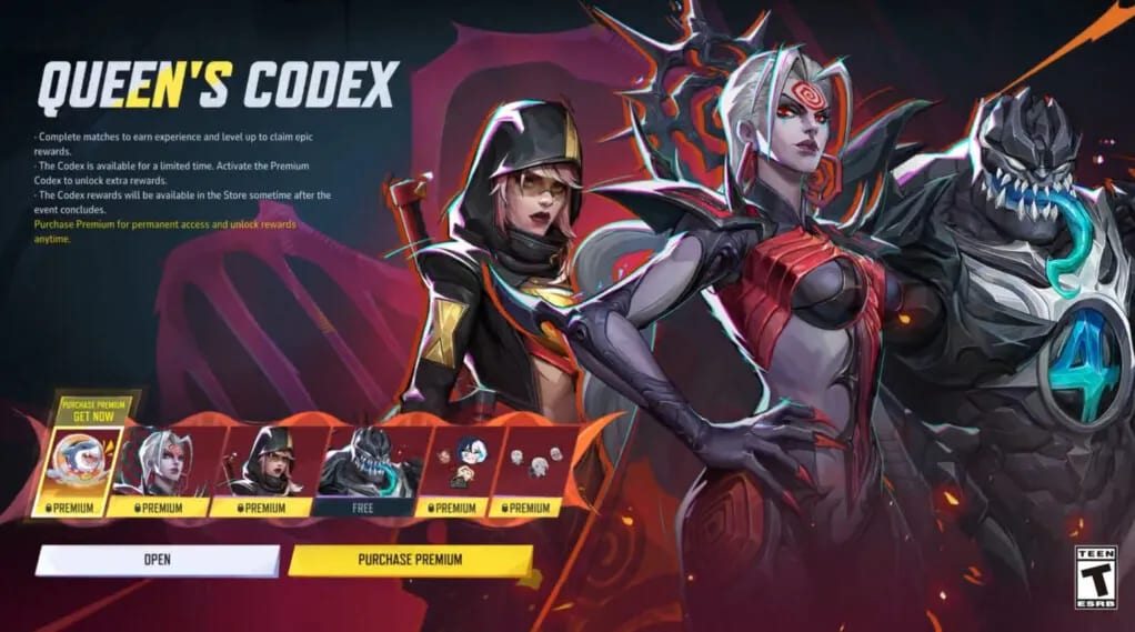 Marvel Rivals Queen’s Codex Event Rewards & End Date - MitchCactus