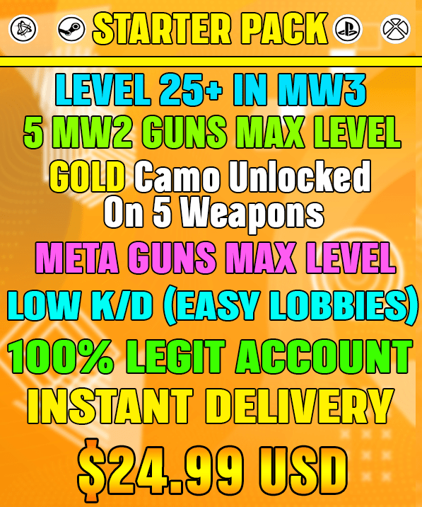 Buy Call of Duty Modern Warfare 2 Accounts For Sale