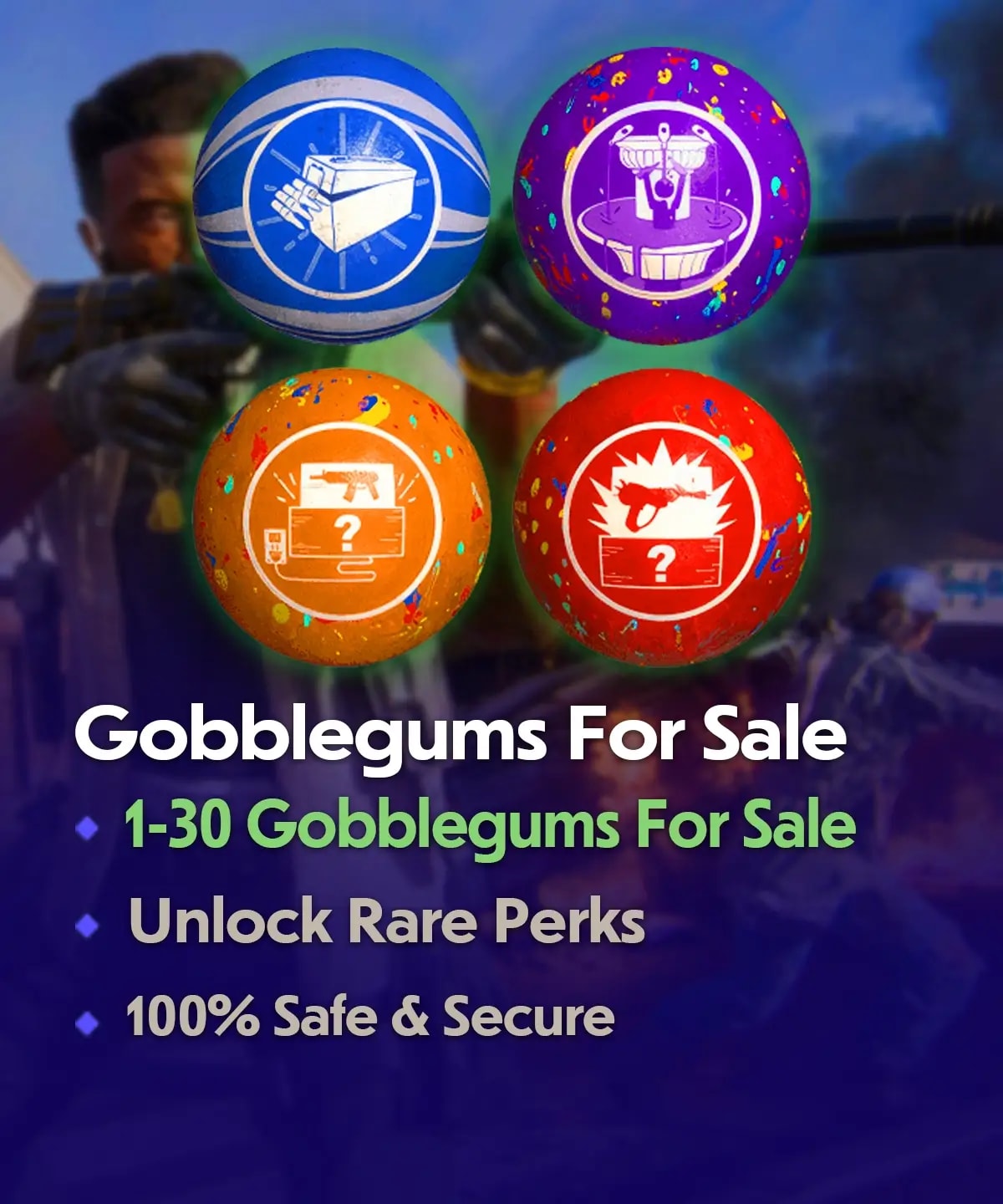 COD BO6 Gobblegums For Sale - MitchCactus