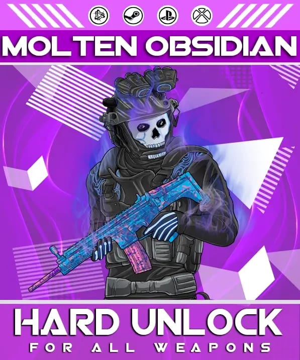 Call Of Duty MW3 Molten Obsidian Camo - LIMITED SKIN - MitchCactus
