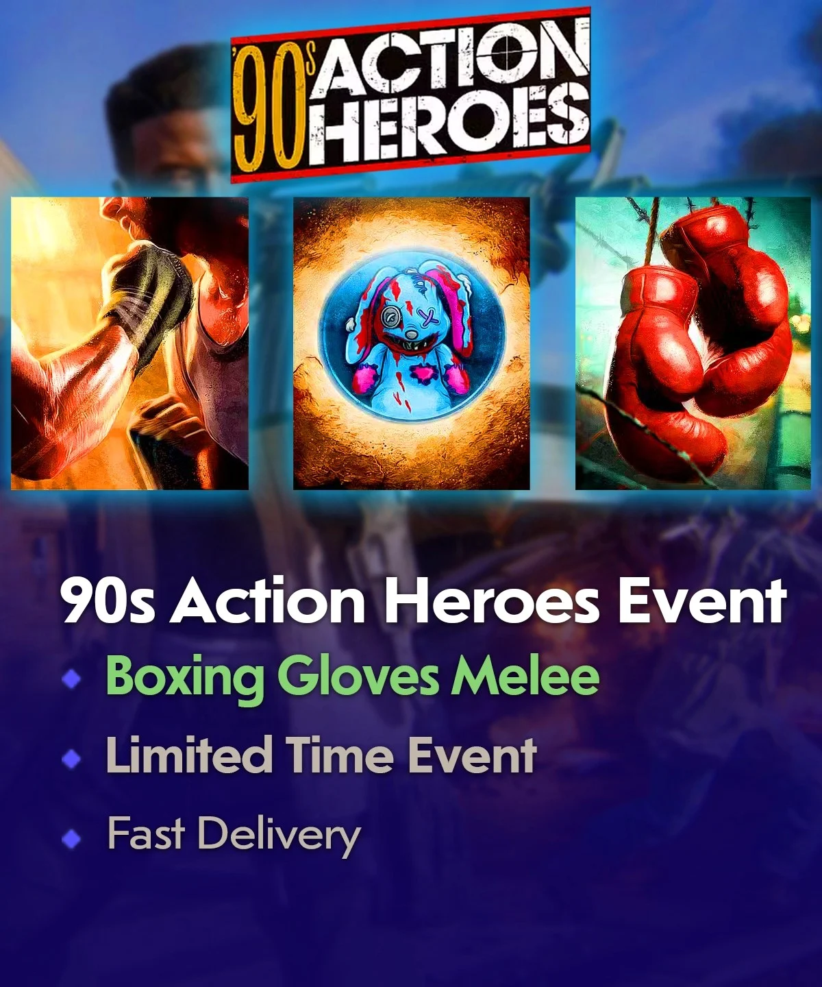 COD BO6 90s Action Heroes Event Boost - MitchCactus