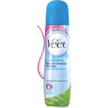 VEET Krem do depilacji w sprayu dla skóry wrażliwej 150 ml - Frisco.pl