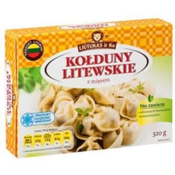 LIUTUKAS Kołduny litewskie z mięsem mrożone 320 g - Frisco.pl